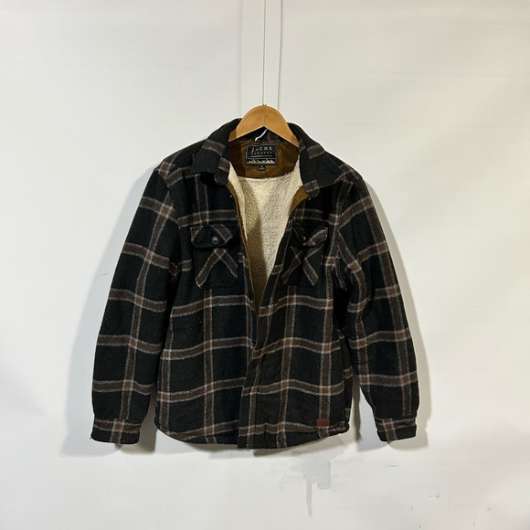Jachs | Jackets & Coats | Jachs New York Plaid Sherpa Fleece Lined ...